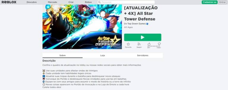 Codes All Star Tower Defense: códigos atualizados - Clube do Vídeo Game