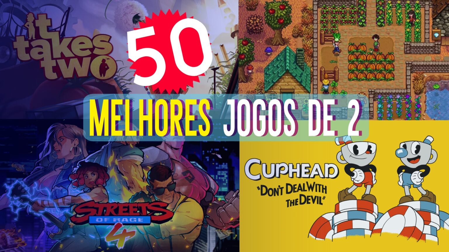 Os Melhores Jogos de 2 (Local, Multiplayer e Co-op) - Clube do Vídeo Game