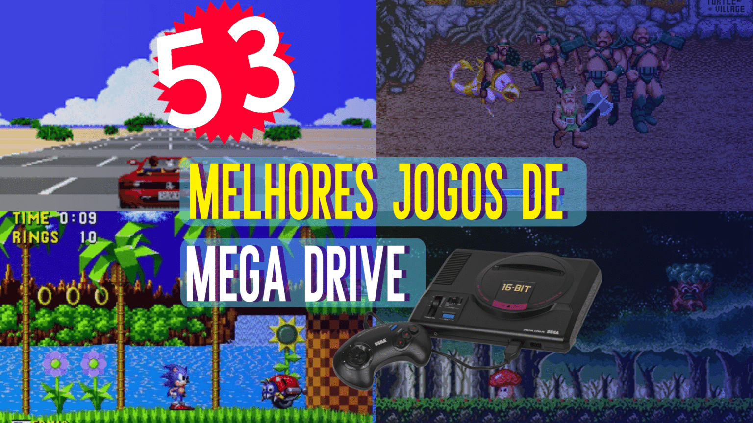 53 Melhores Jogos de Mega Drive (parte 2) - Clube do Vídeo Game