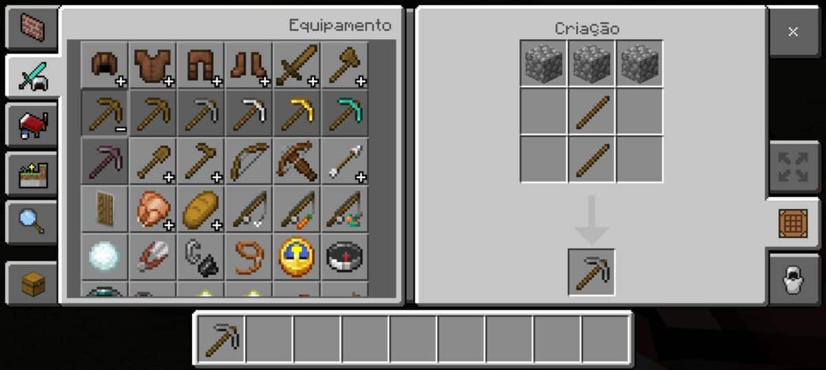 Picareta Minecraft: Aprenda a fazer ela no jogo! - Clube do Vídeo Game