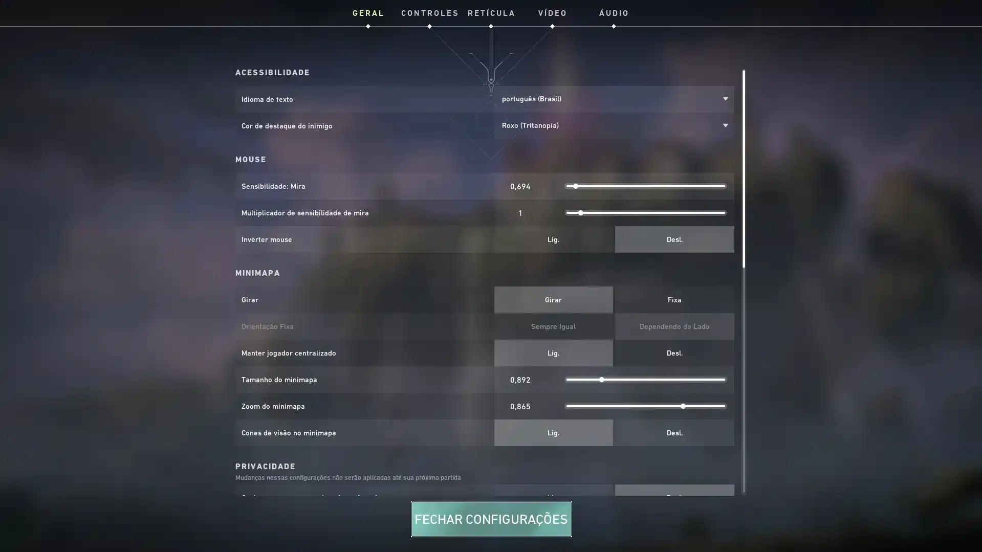 40 miras para Valorant utilizadas por PRO Players! - Clube do Vídeo Game