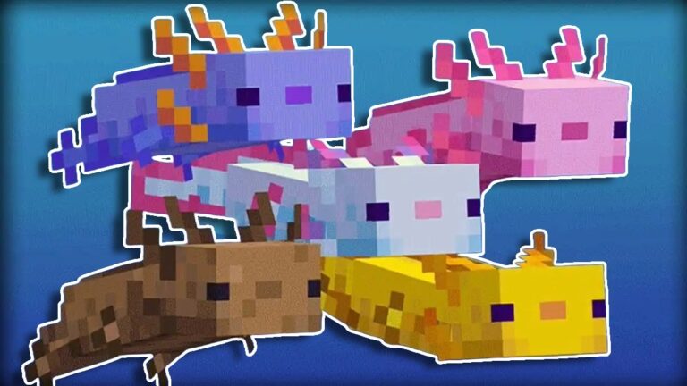Qual é o Axolote Mais Raro do Minecraft - Clube do Vídeo Game